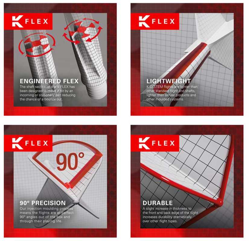 Dart-Shop-Nienburg | Target K-Flex rot No.6